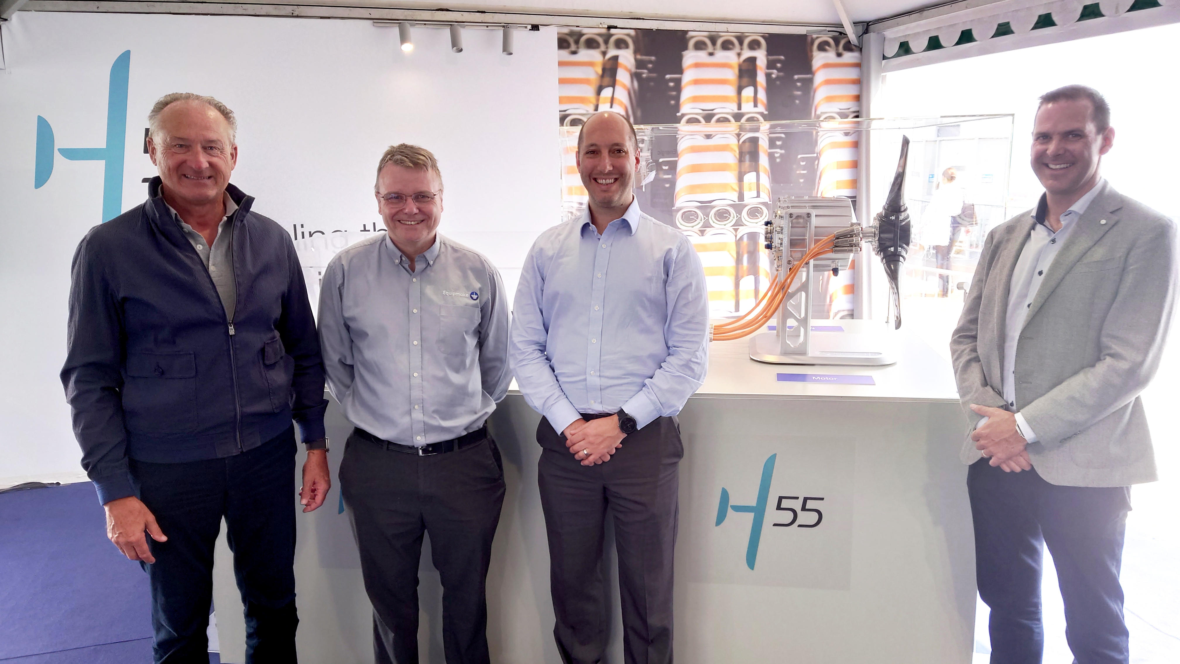 Equipmake secures electric aerospace motor development contract with H55 - ADS Advance